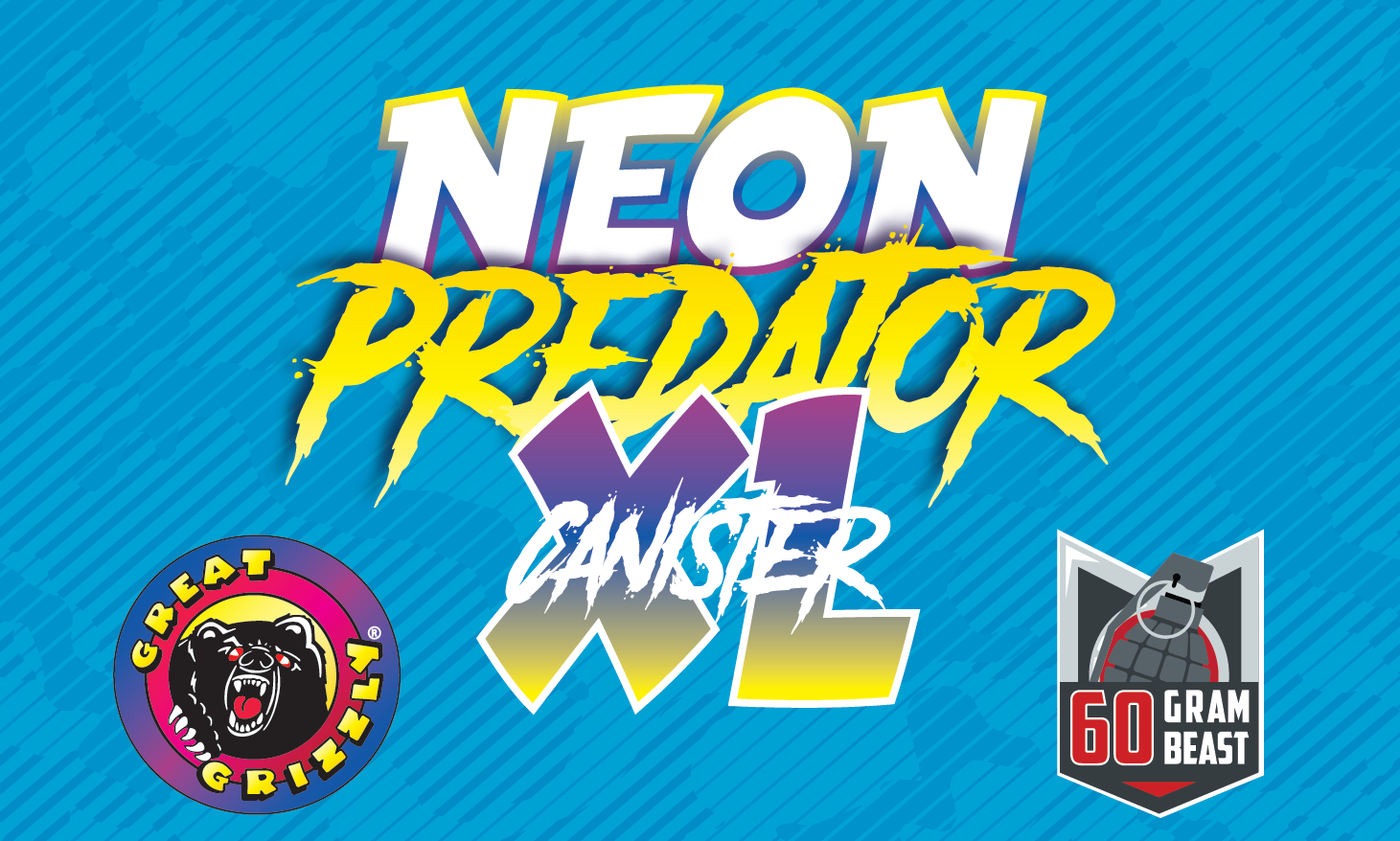 GG FLAG 3x5 NEON PREDATOR XL