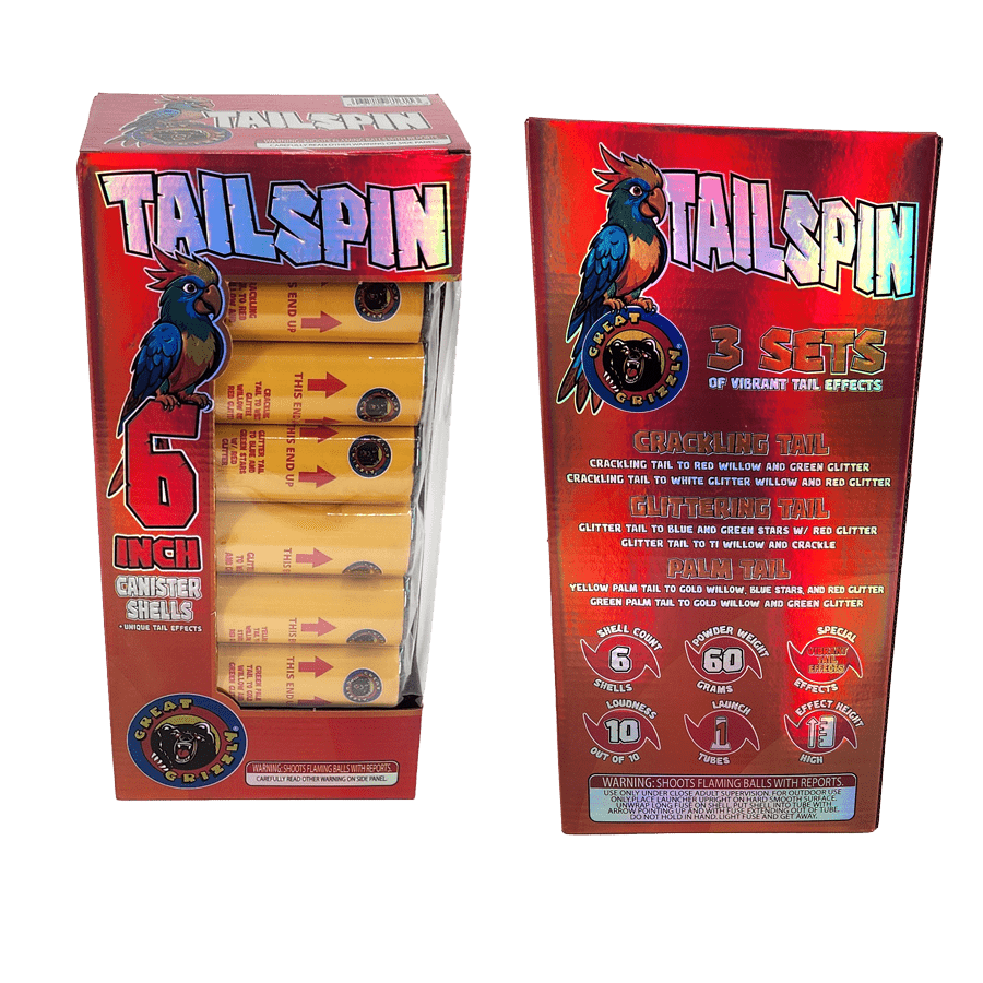 TAILSPIN 6 SHELLS 6"